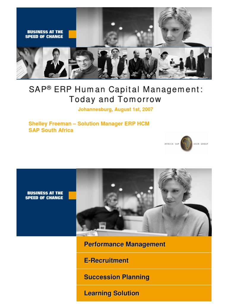 SAP® ERP Human Capital Management Today and Tomorrow | PDF | Human ...