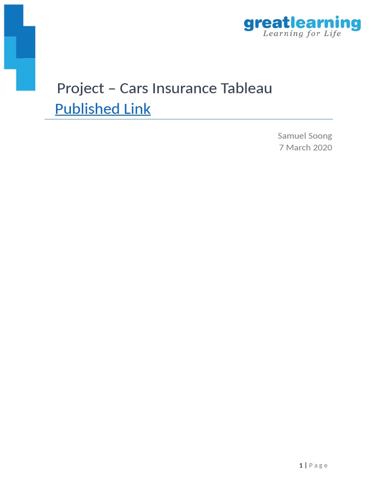 Cars Insurance Project Samuel | PDF | Sport Utility Vehicle | Insurance