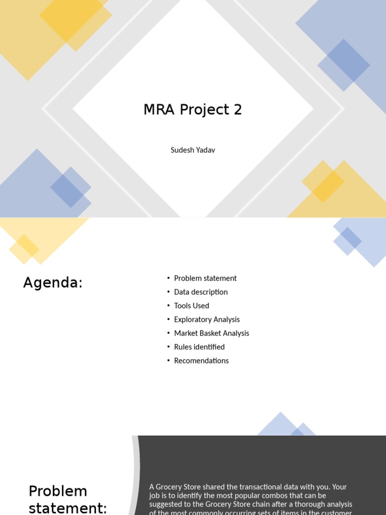 MRA Project 2: Sudesh Yadav | PDF | Food And Drink