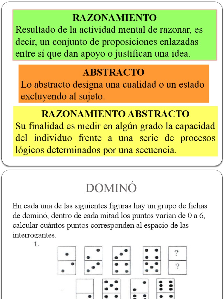 Razonamiento Abstracto Clase 1y2 | PDF | Matriz (Matemáticas)