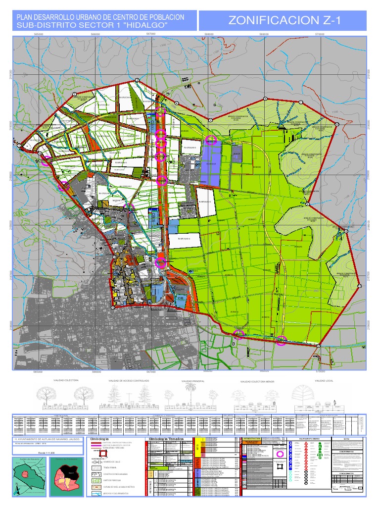 Planes Parciales de Centro de Poblacion Subdistrito 1-Sub-Distrito 1 | PDF
