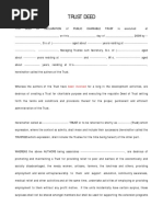Pure Trust Format | PDF