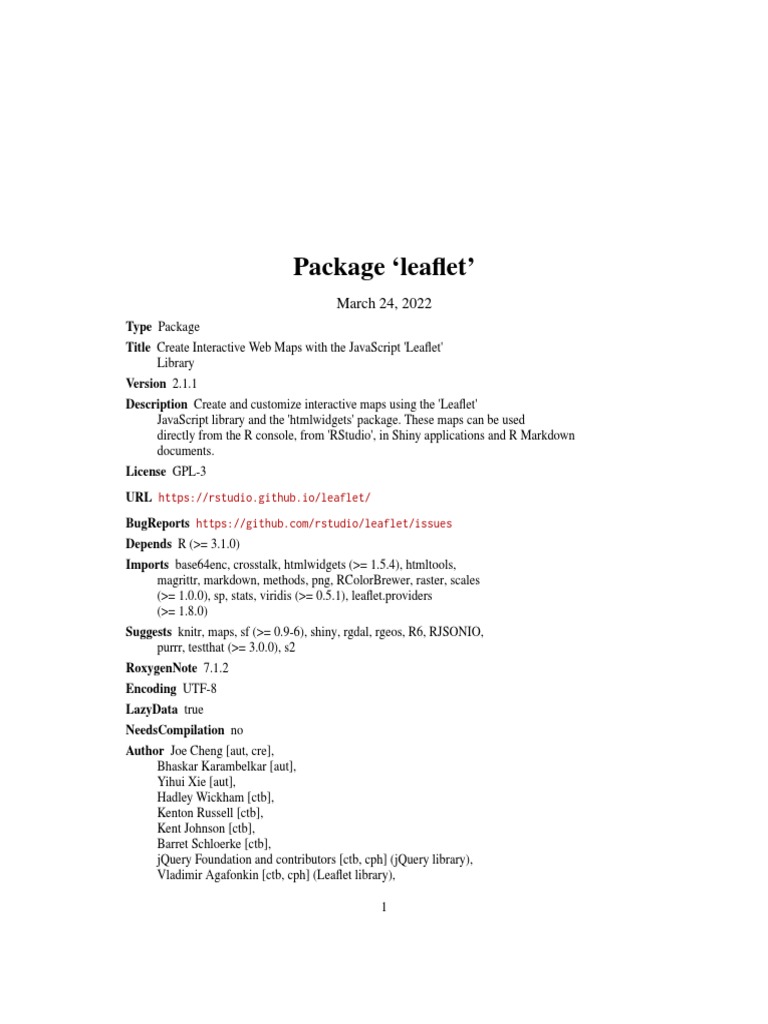 Mapeo Leaflet | PDF | Function (Mathematics) | Html