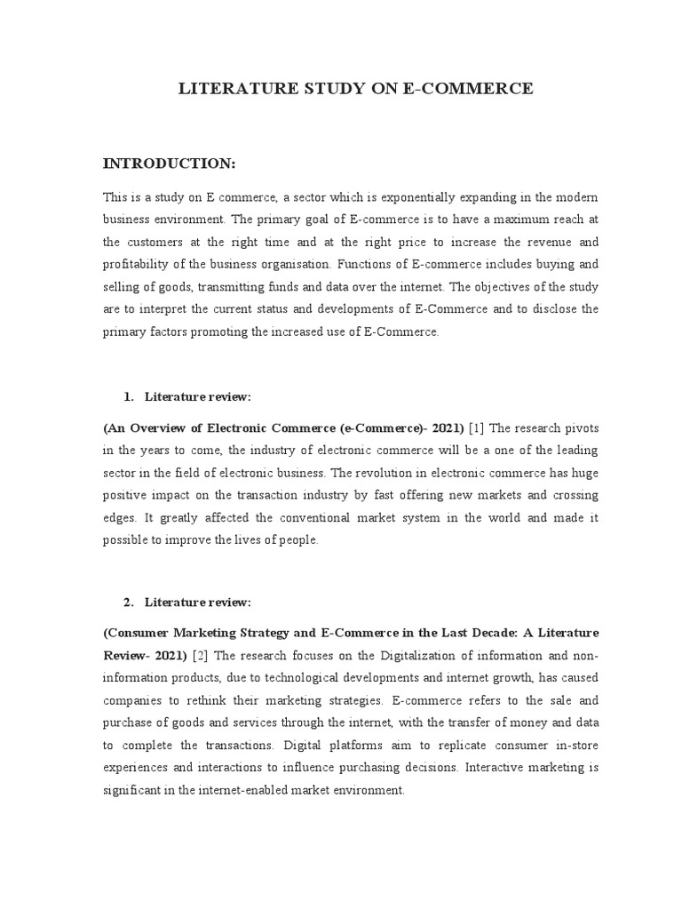 A Comprehensive Literature Review on the Growth, Impact, and Factors ...