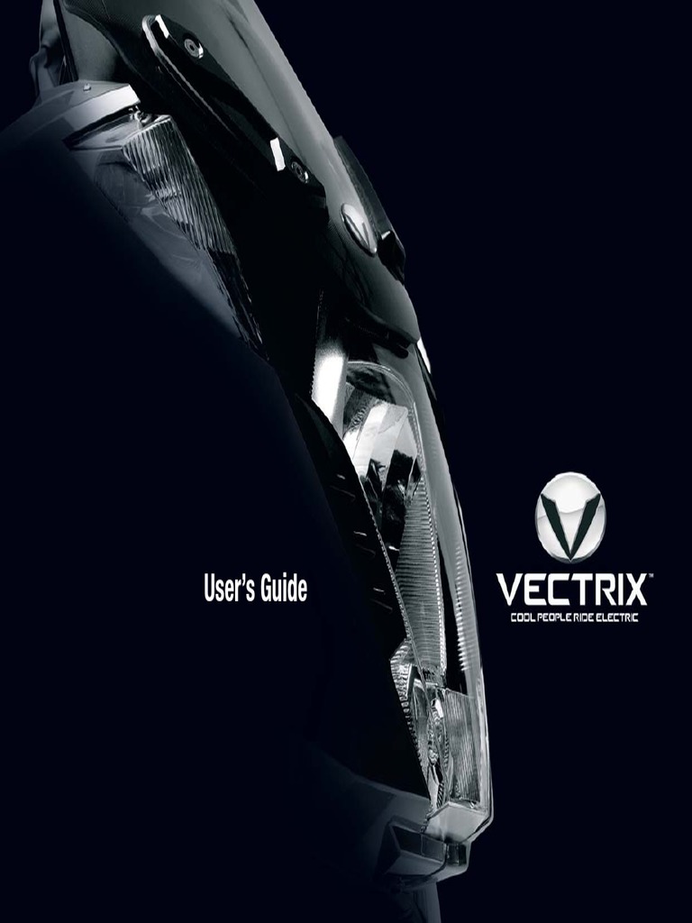Vectrix Users guideEN | PDF | Brake | Battery Charger