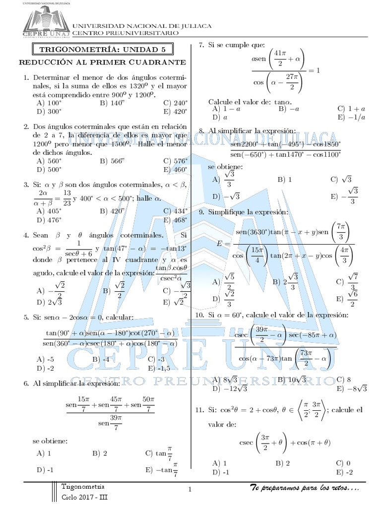 SEMANA5 | PDF | Geometría Elemental | Matemática Elemental