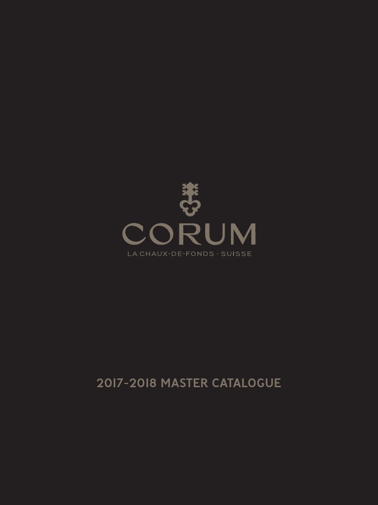 Corum MasterCatalogue2017 2018.light | PDF | Home & Garden