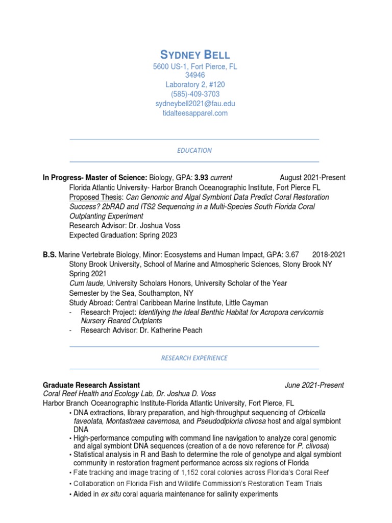 cv 8 | PDF | Scuba Diving | Coral Reef