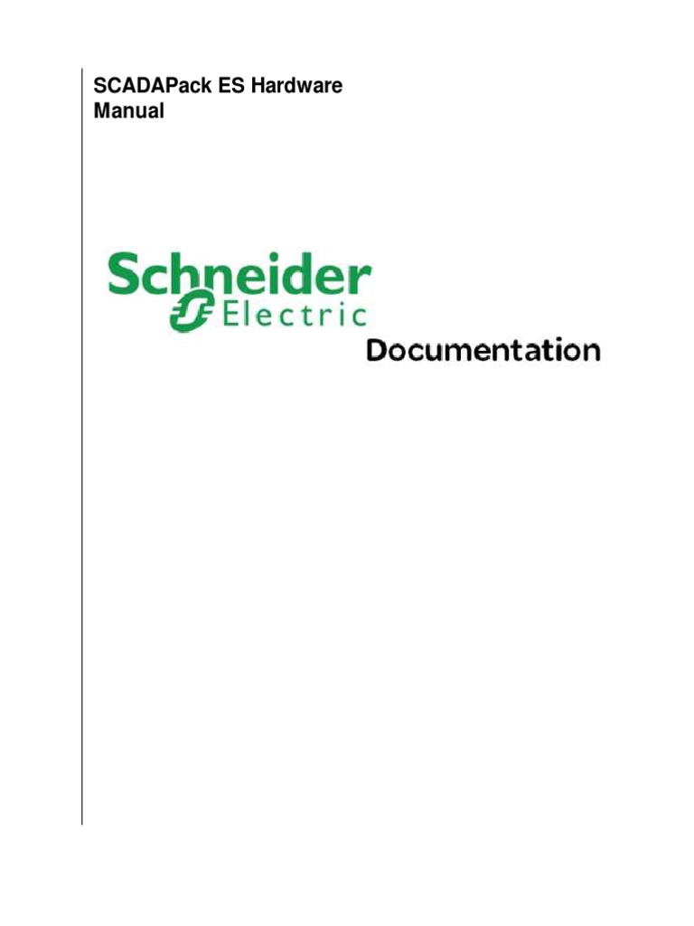 Scadapack Es Hardware Manual | PDF | Booting | Flash Memory