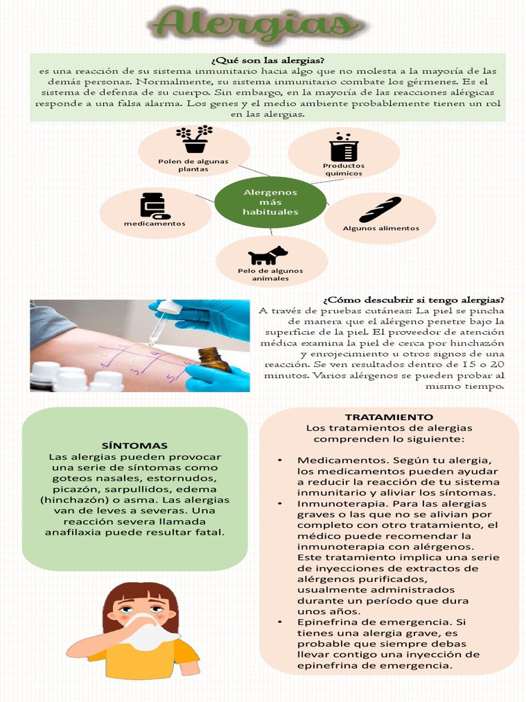 Infografía de Alergias | PDF | Alergia | Alergología