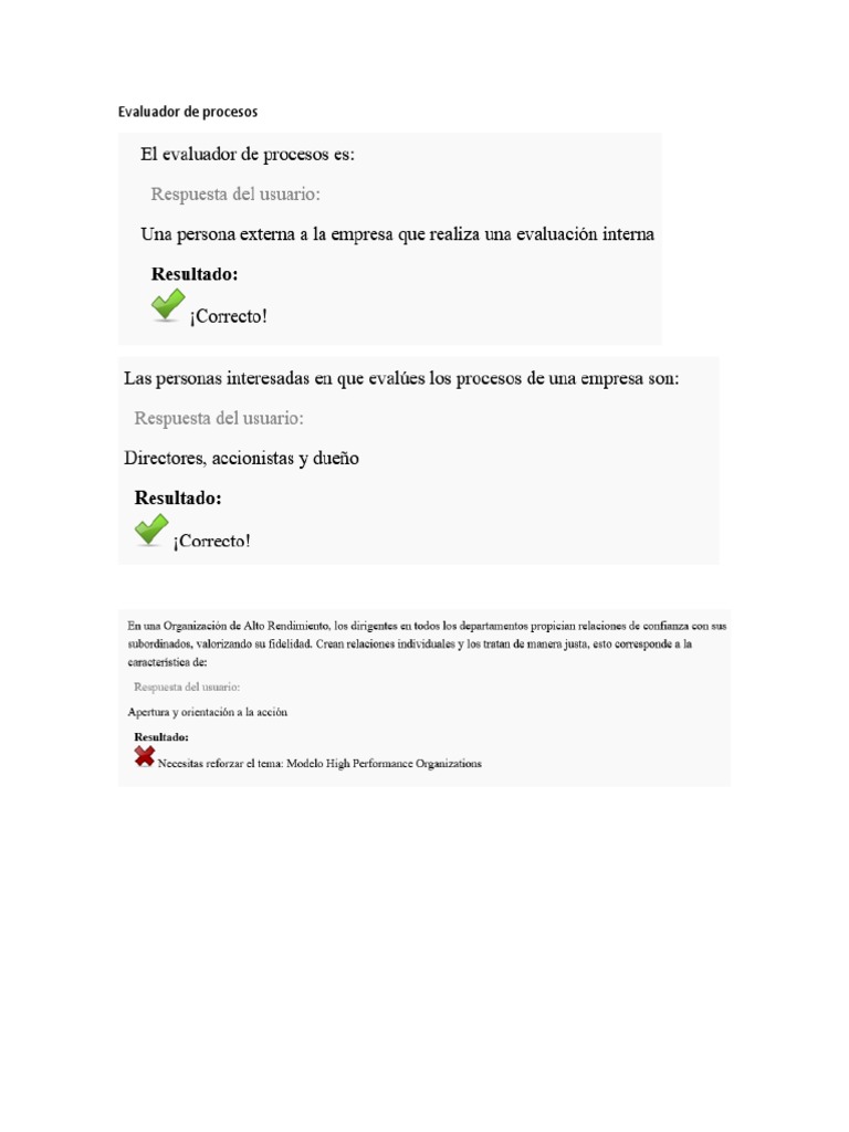 Evaluador de Procesos | PDF