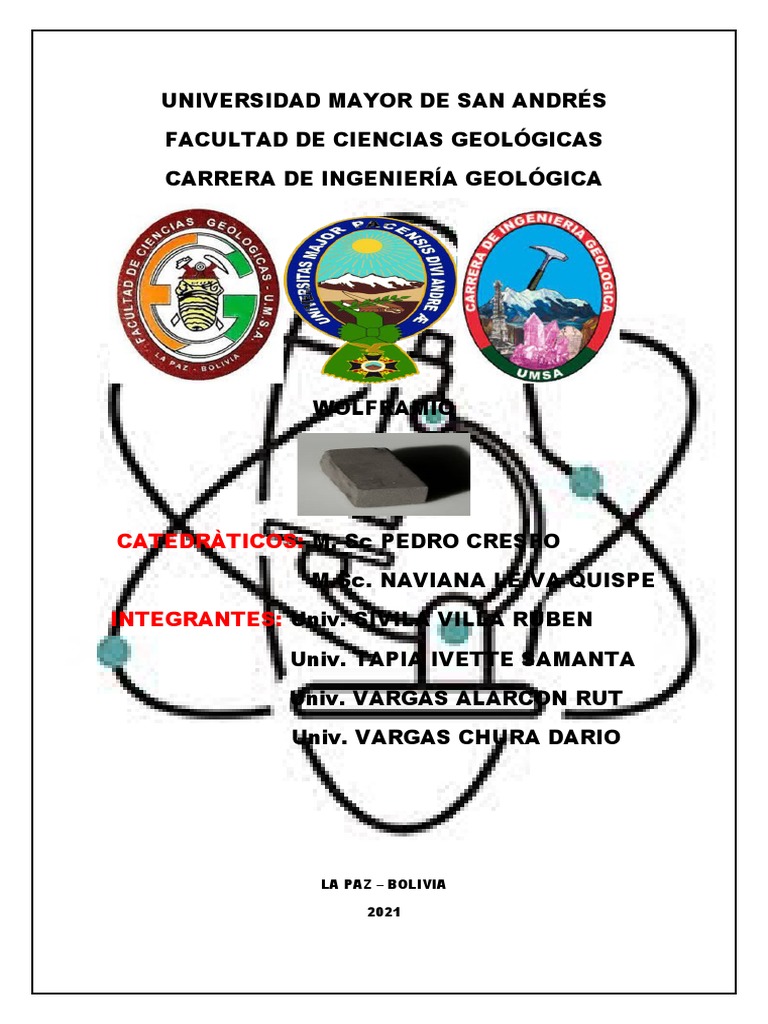 Wolframio: Propiedades y Usos | PDF | Tungsteno | Rieles