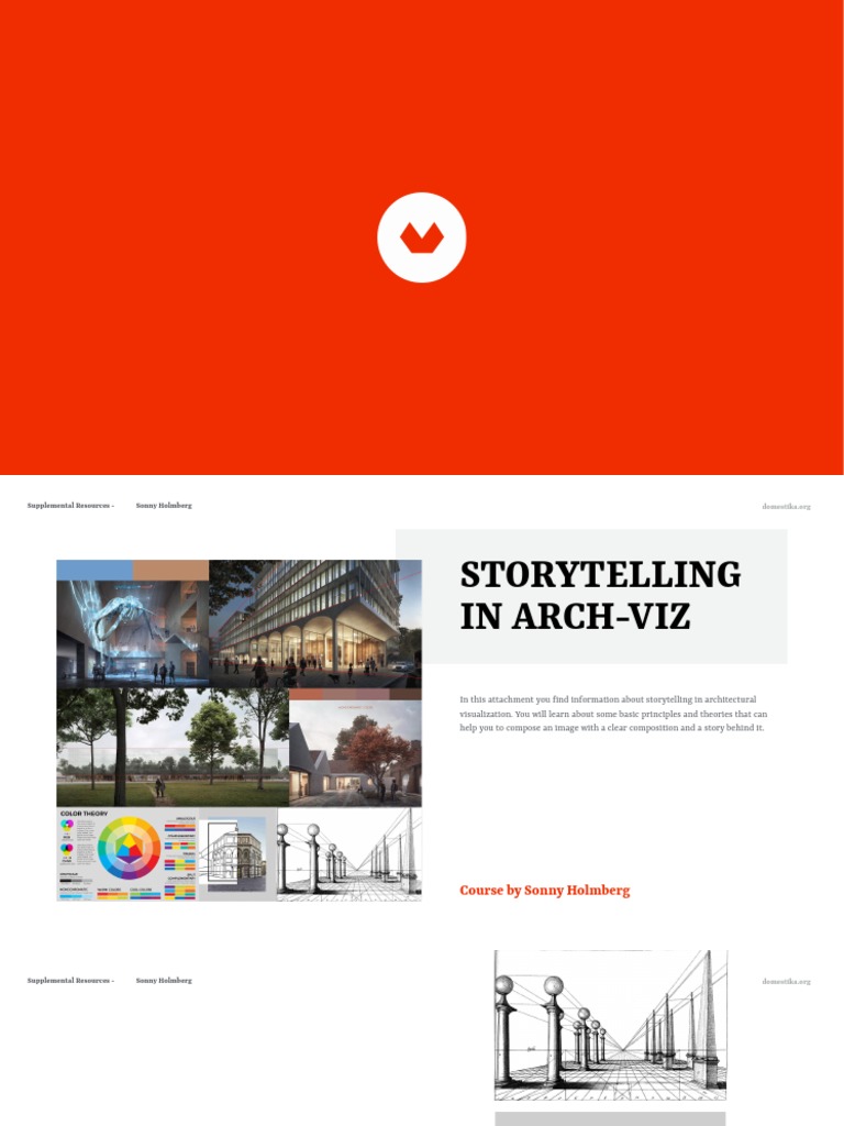 U2 - Storytelling in Arch-Viz | PDF | Perspective (Graphical ...