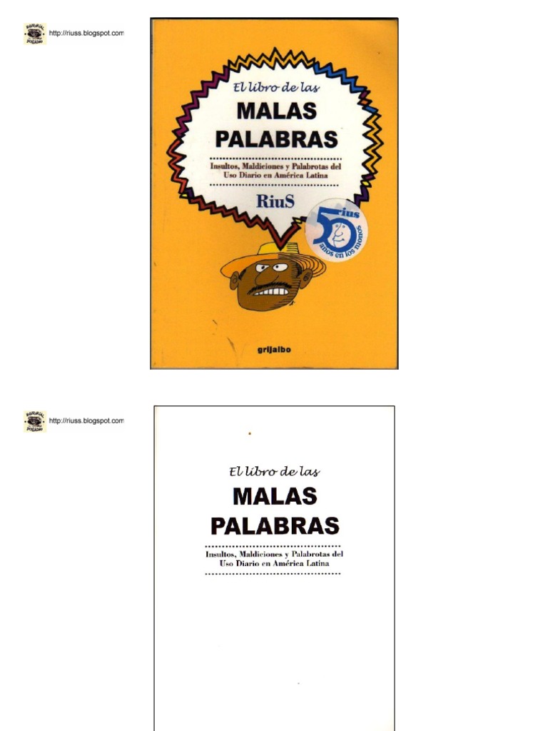 El Libro de Las Malas Palabras 1 | PDF