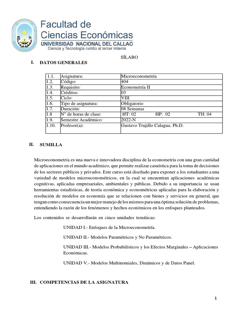 23-Microeconometría - 404 | PDF | Econometría | Estadísticas