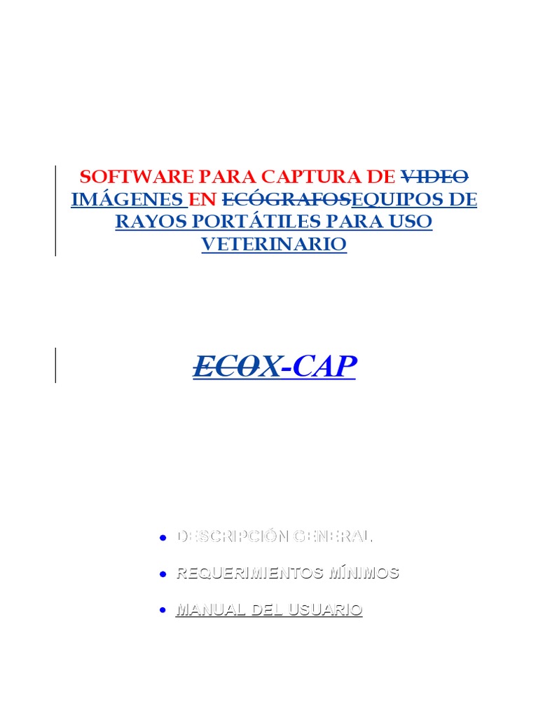 Manual XCAP | PDF | DVD | Ventana (informática)