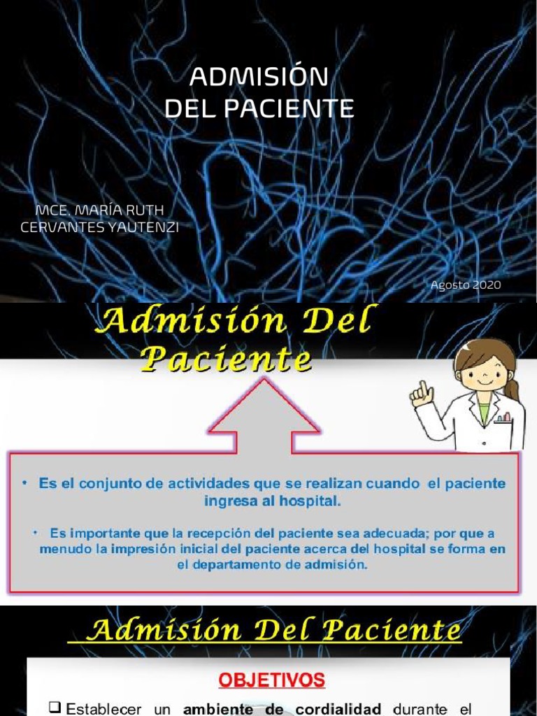 Admisión Del Paciente | PDF