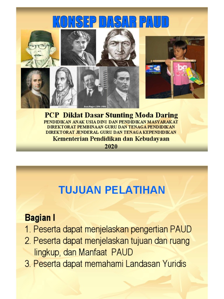 Konsep Dasar Paud | PDF | Kesehatan Holistik