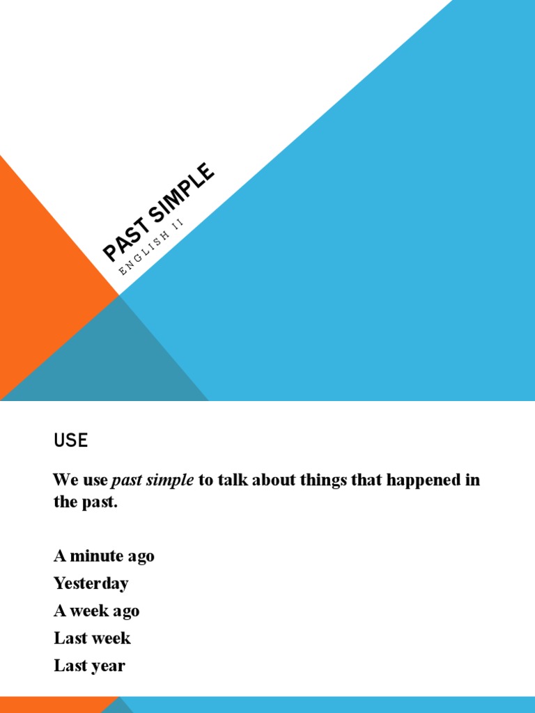 Past Simple | PDF