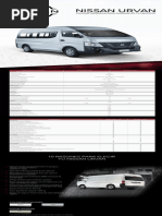 Ficha Tecnica - Nissan Urvan | PDF | Turbocompresor | Sistema de freno antibloqueo