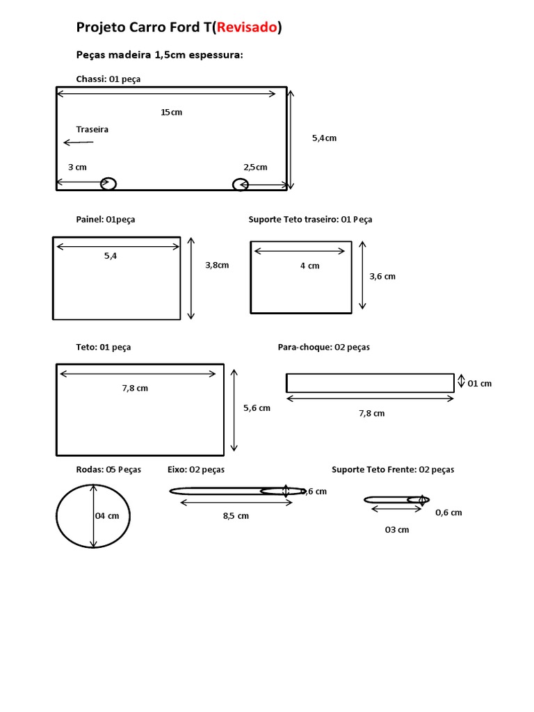 Projeto Carro Ford T | PDF
