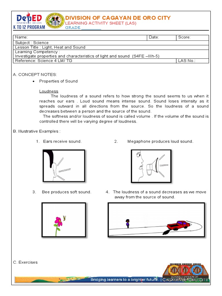 Sound Properties: Loudness & Volume | PDF | Sound | Acoustics