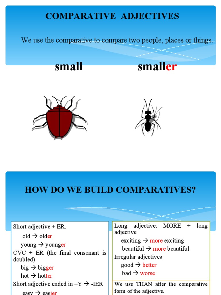 Comparative and Superlative Adjectives | PDF | Semiotics | Lexical Semantics