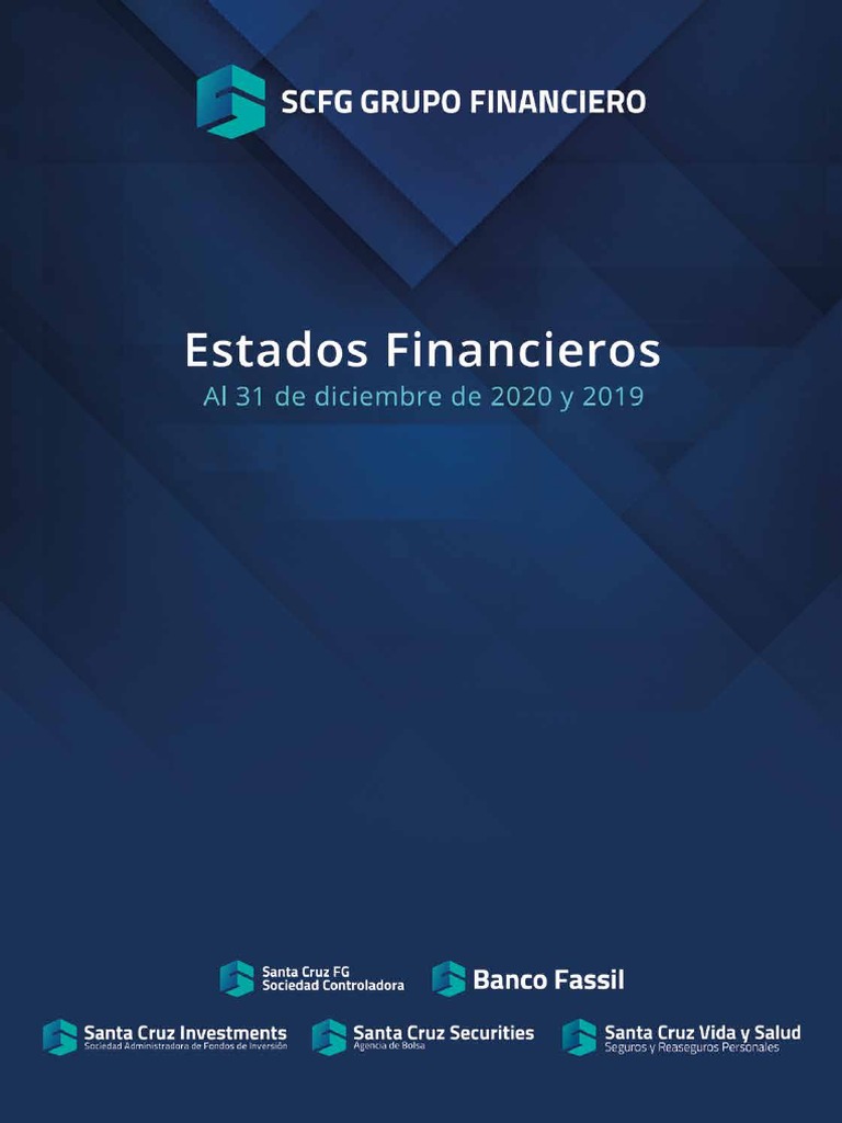SCFG Grupo Financiero-Eeff 31-12-2020 | PDF | Auditoría | Preocupación ...