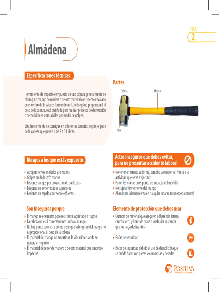 Almádena: Uso y Seguridad en Herramientas | PDF | Herramientas