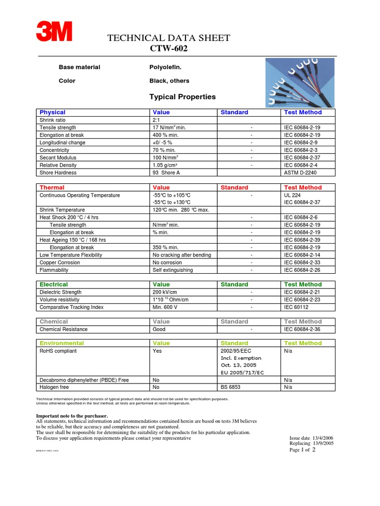 Technical Data Sheet: Typical Properties | PDF | Strength Of Materials ...