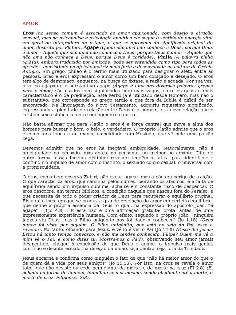 O Amor Pdf Amor Emoções