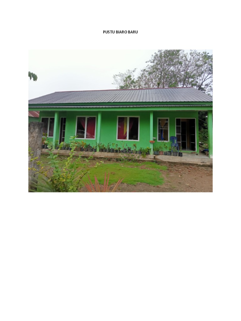 Gambar Bangunan Pustu Polindes | PDF