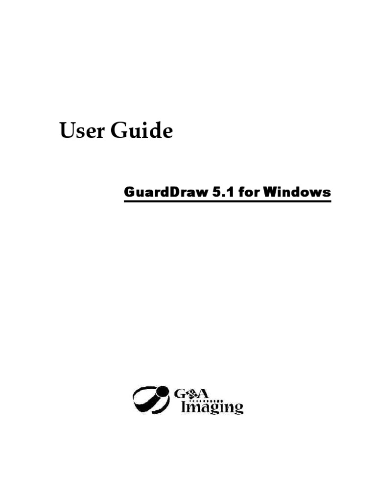 User Guide: Guarddraw 5.1 For Windows Guarddraw 5.1 For Windows | PDF | Button (Computing ...