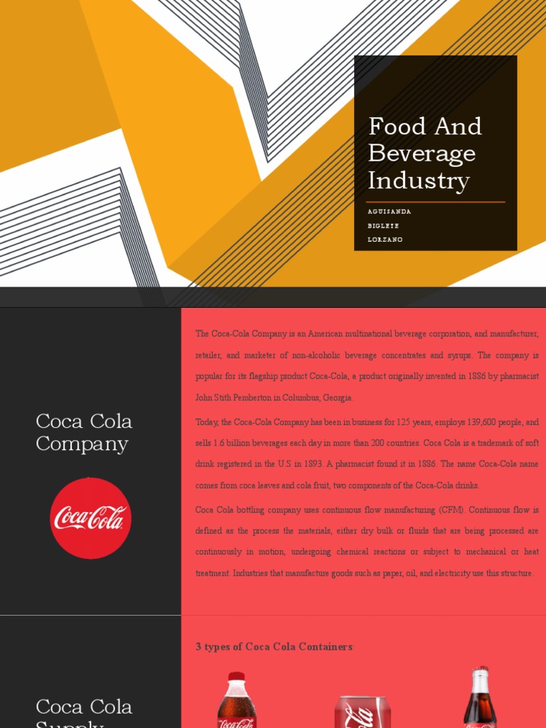 Coca-Cola and Pepsi Beverage Manufacturing Processes | PDF | Coca Cola ...