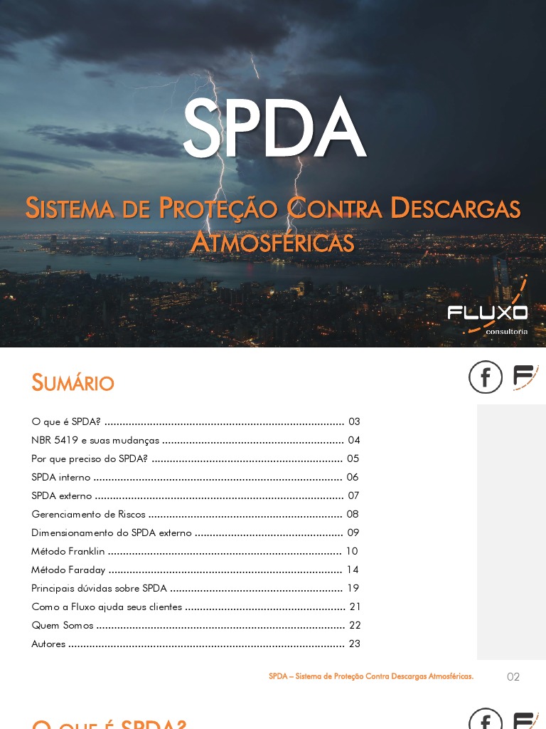 Ebook SPDA - Conceitos | PDF | Relâmpago | Engenharia