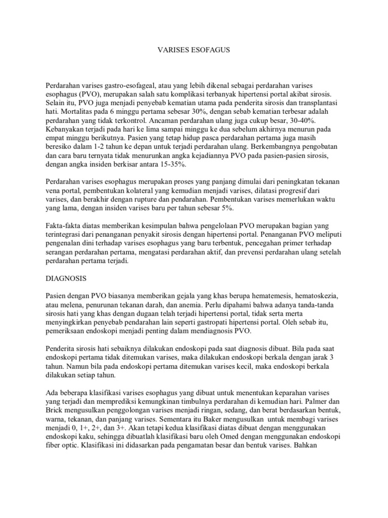 VARISes ESOFAGUS | PDF