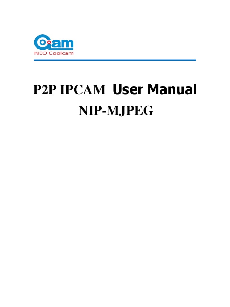 P2P IP Camera User Manual | PDF | World Wide Web | Internet & Web