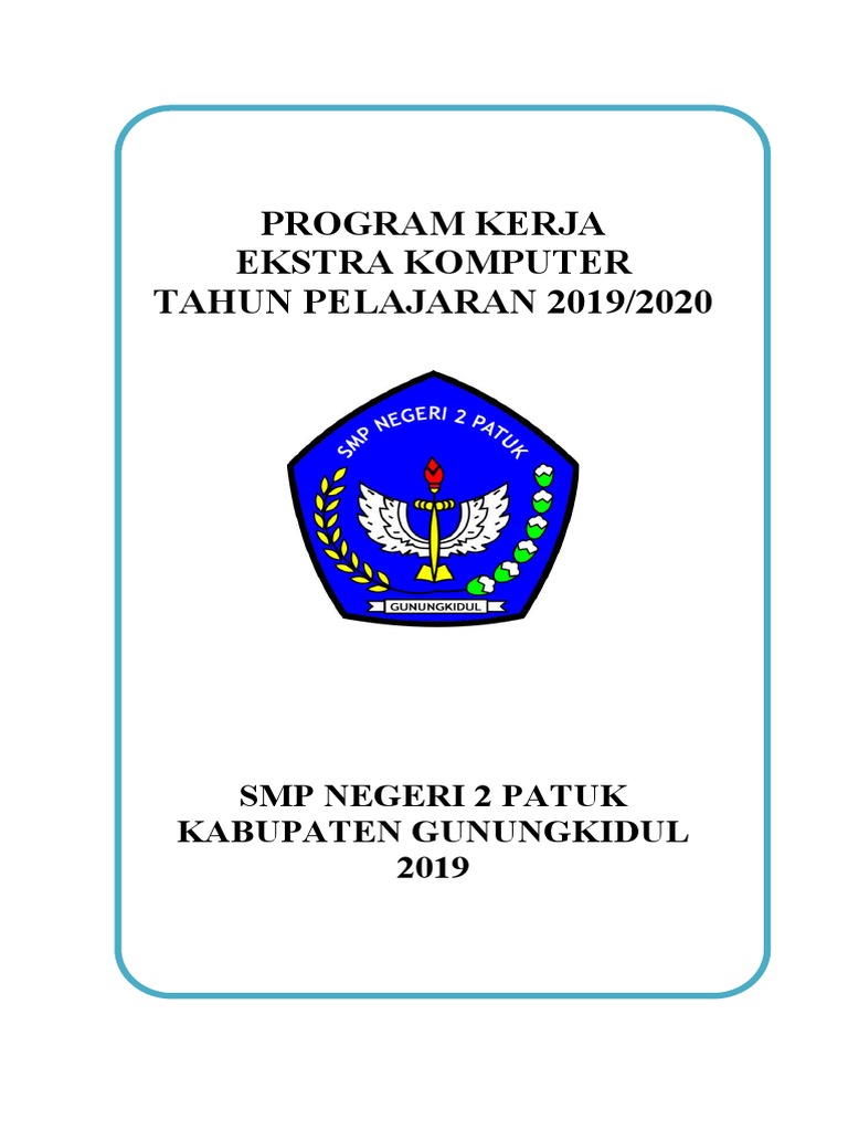 Contoh Program Kerja Ekstra Komputer | PDF