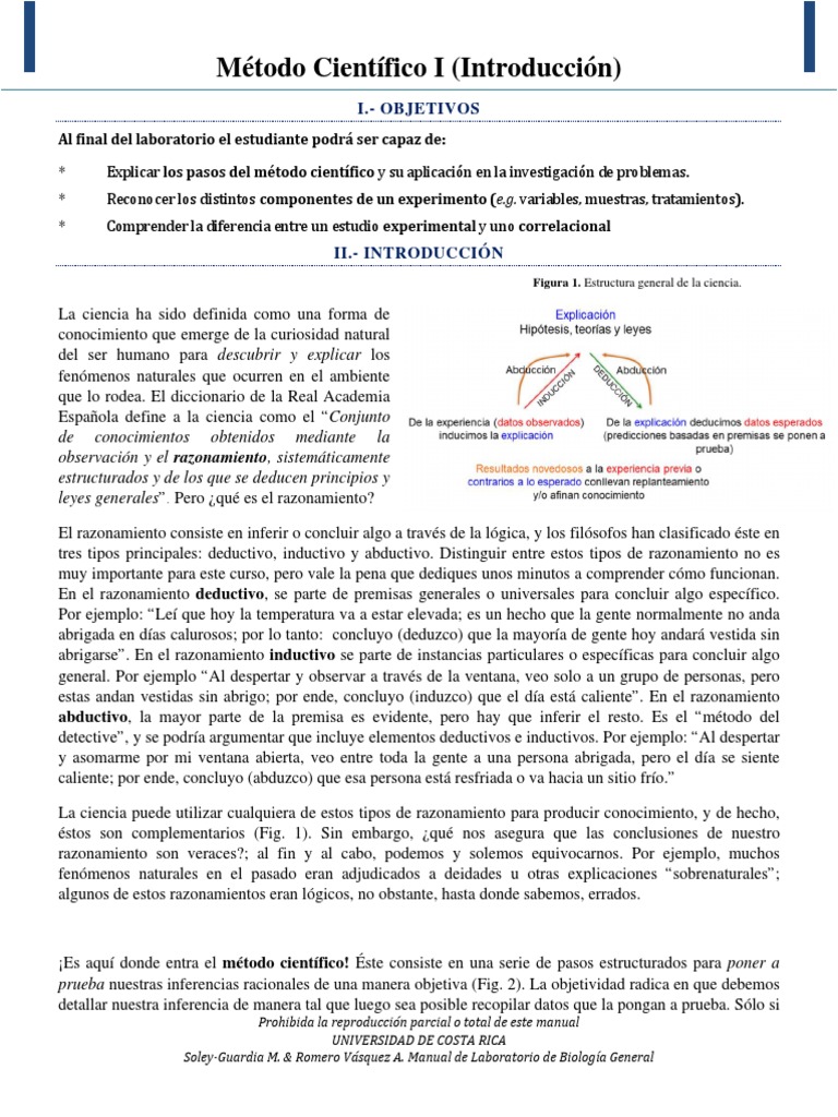 Introducción al Método Científico | PDF | Experimentar | Hipótesis