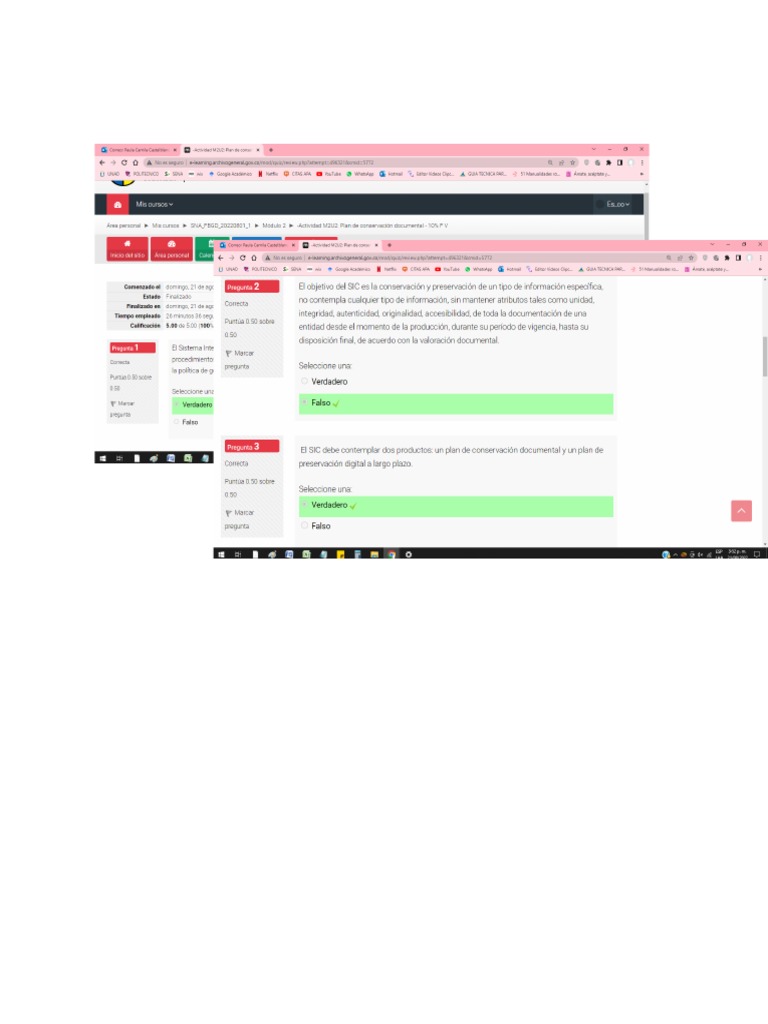 Actividad M2U2 Plan de Conservación Documental | PDF