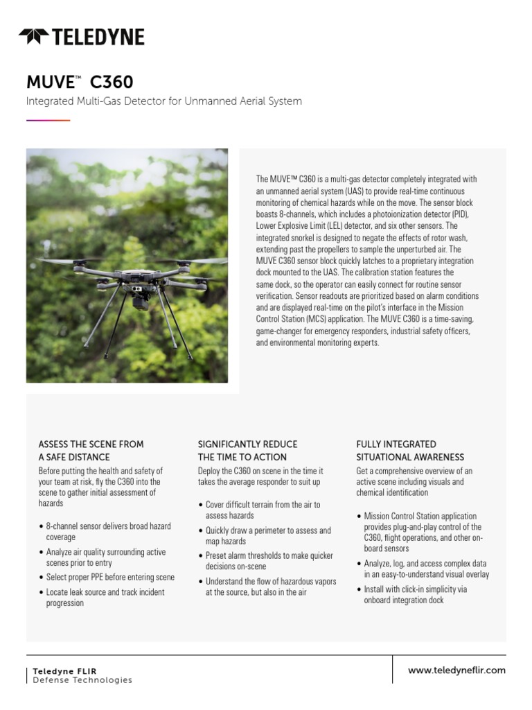 MUVE C360 SkyRanger - Datasheet-LTR | PDF | Unmanned Aerial Vehicle ...