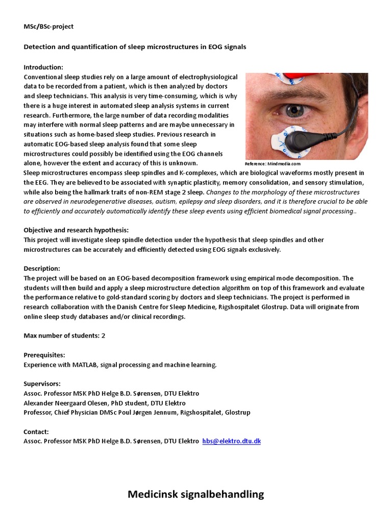 042 Detection And Quantification Of Sleep Microstructures In Eog Signals Pdf Sleep