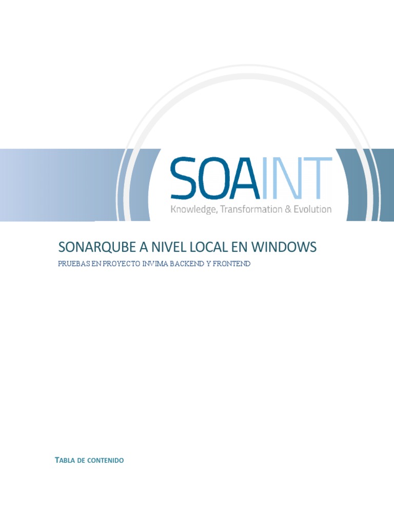 Documentacion SonarQube | PDF | Lenguaje de programación | Interfaz de línea de comando