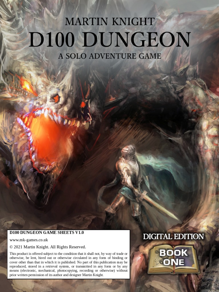D100 DUNGEON Gane Sheets V1 | PDF