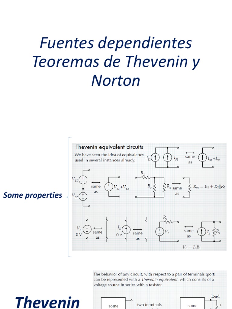Sesion Thevenin Norton | PDF