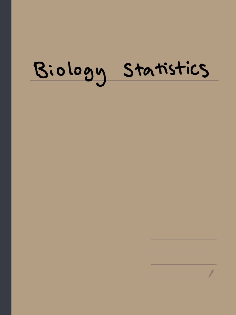 IB Biology Statistics | PDF | Statistics | Standard Deviation
