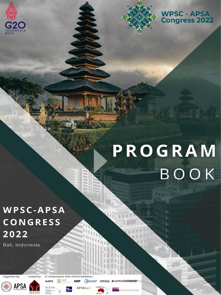 WPSC-APSA 2022: Global Village Planning | PDF | Bali | City