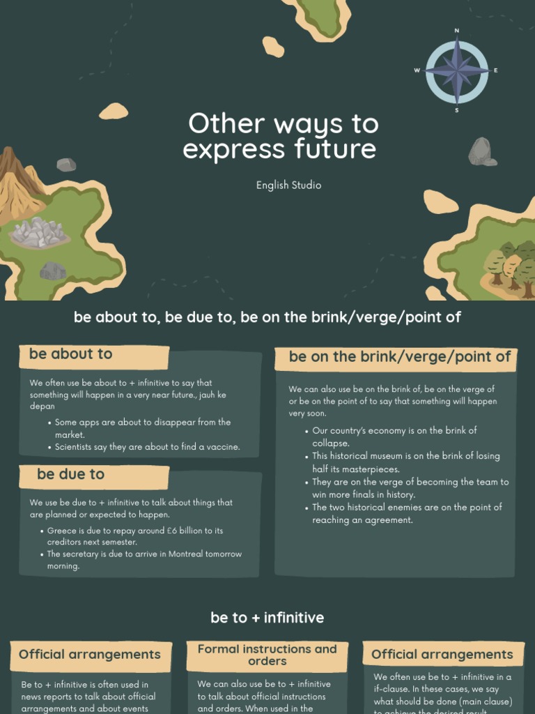Grammar - Other Ways To Express Future | PDF