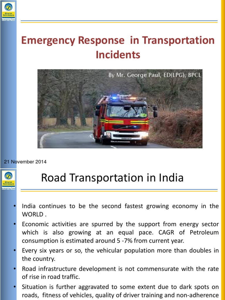 Emergency Response in Petroleum Transport | PDF | Emergency Management ...