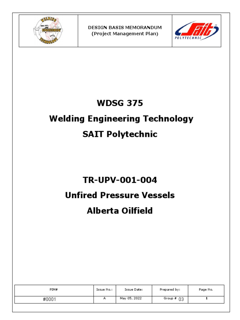 Design Basis Memorandum | PDF | Specification (Technical Standard) | Applied And ...